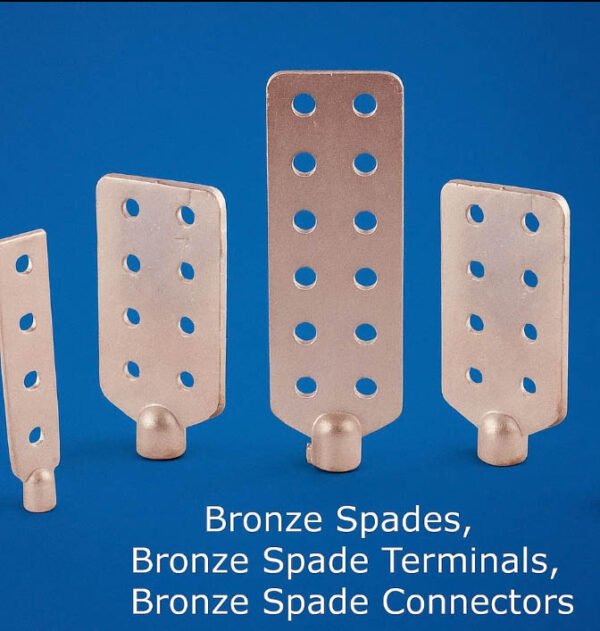 Transformer Spade Terminals, Bronze Spades, Bronze Spade Terminals